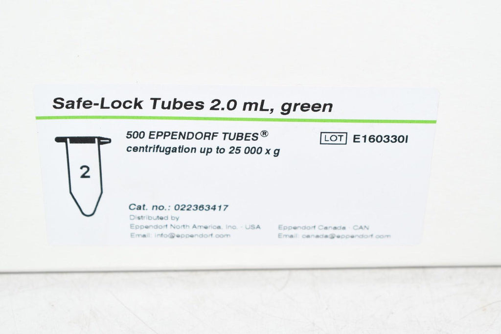 Eppendorf 022363417 Safe-Lock Tubes Microcentrifuge Tubes, Snap-Cap, A ...