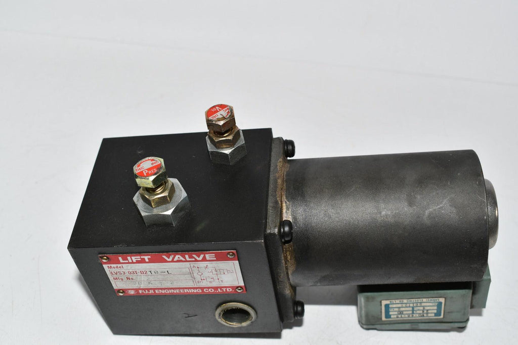Fuji Engineering LVS3-03T-D2-TB-L Pneumatic Solenoid Lift Valve 24v-dc ...