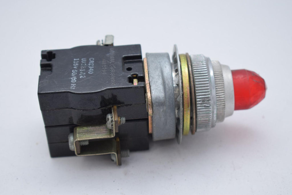 GE CR2940 Red Indicator Pilot Light Switch 115V