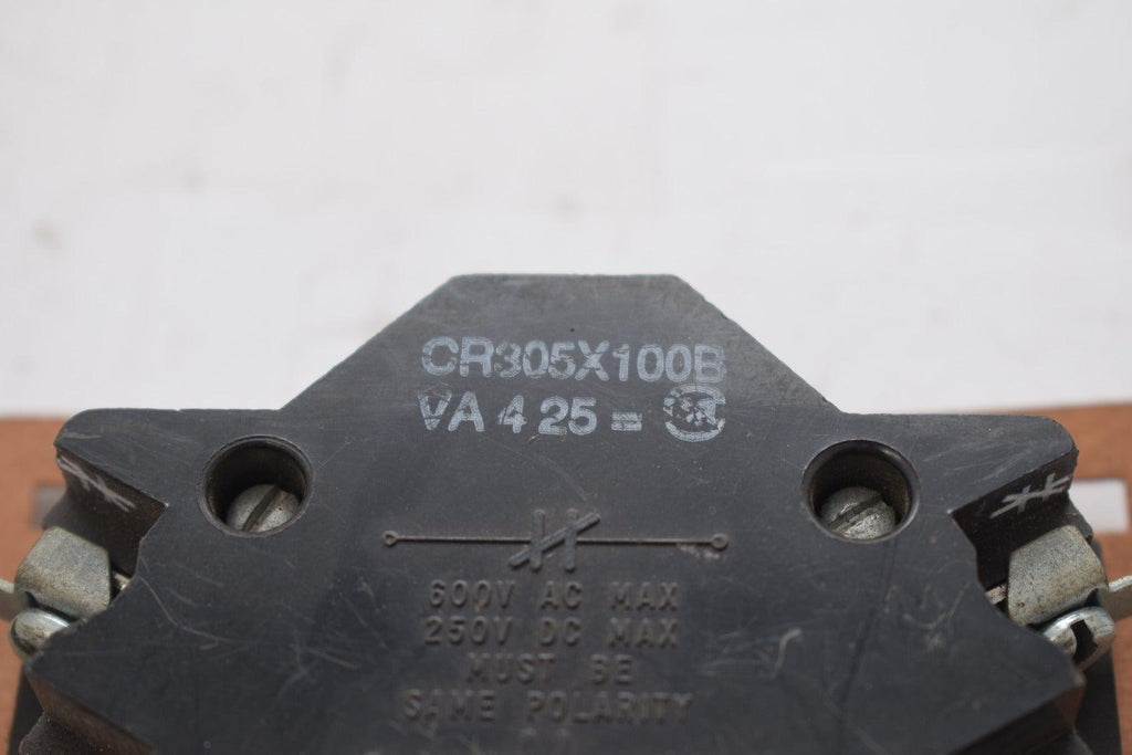 GE CR305X100B - N.C. BASIC BLOCK AUXILIARY CONTACT