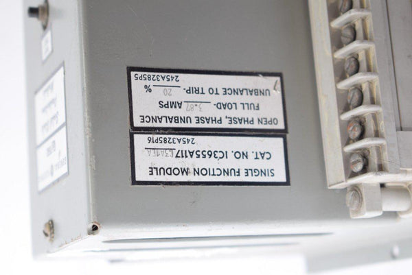 GE IC3655A137 Solid State Protection Module 3.87 Amps