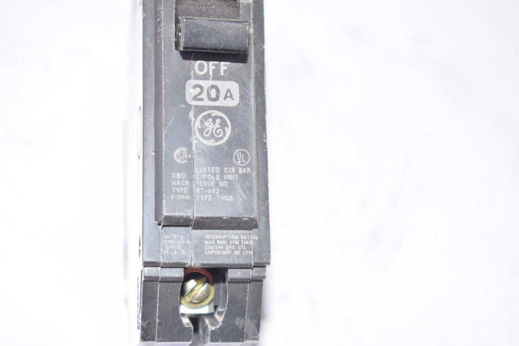 General Electric RT-692 1 Pole Circuit Breaker Type: THQB 20A – VB ...