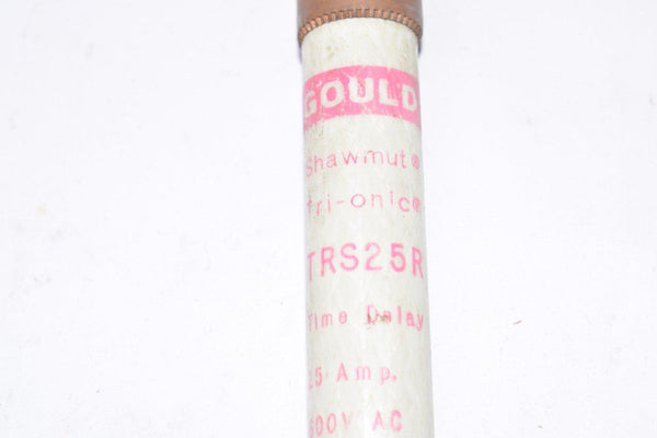 Gould Shawmut TRS25R 25Amp 600V Tri-onic Fuse