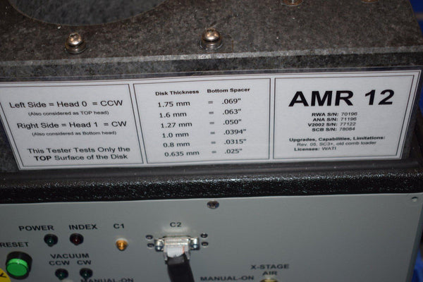 Guzik Technical Enterprises, Model: V2002, Serial No. 77122, Micro Pos