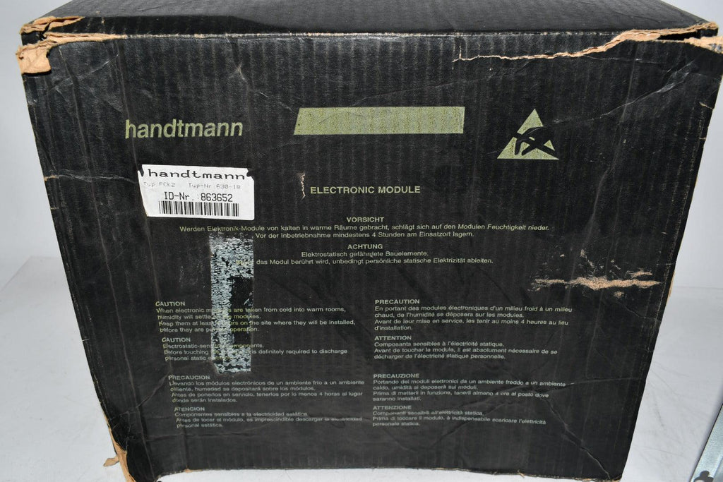 HANDTMANN 863652 630-18 Servo Controller Electronic Module PCB Board M ...