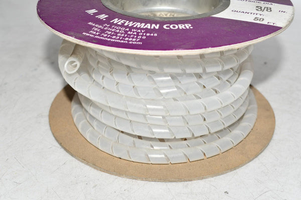 Heli-Tube HT 3/8 C 3/8'' Spirally-Cut Cable Wrap Clear Polyethylene ...