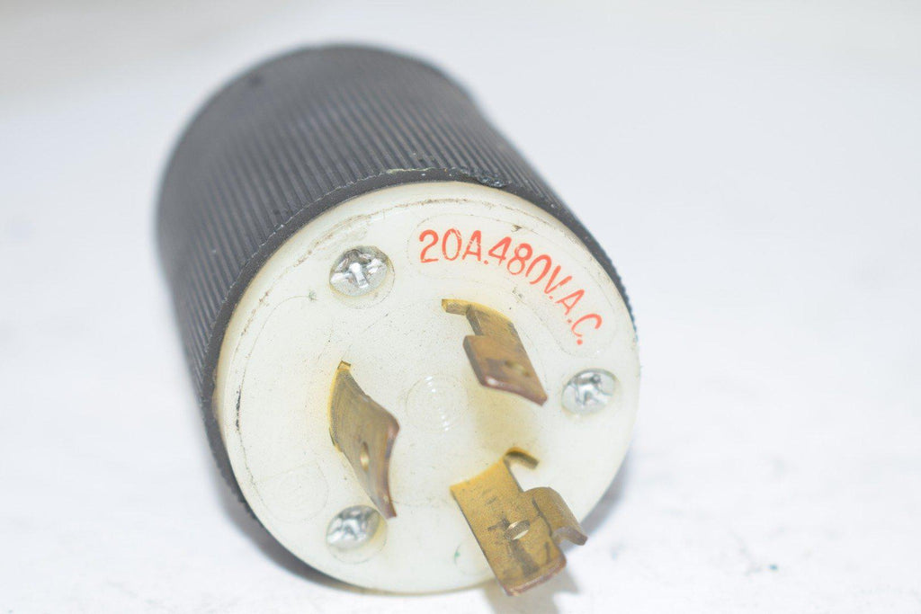 Hubbell 20A 480VAC Three Prong Plug – VB Industrial Supply