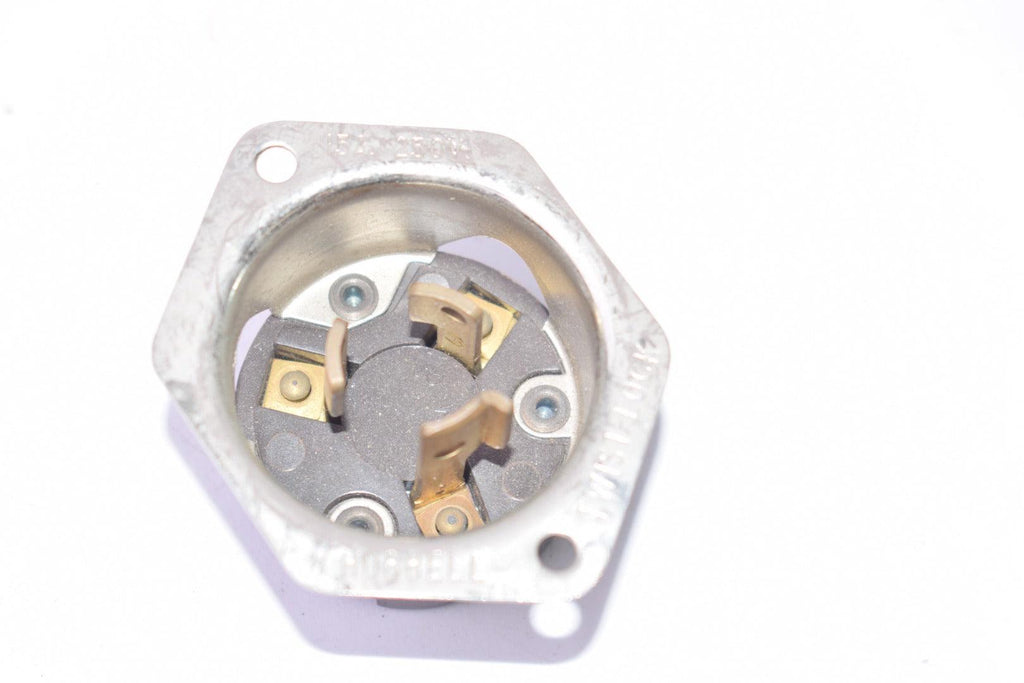 Hubbell Twist-Lock 15A 250V Flanged Inlet Plug