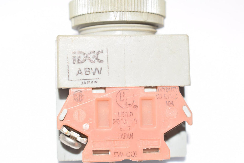 IDEC ABW Push Button Switch W/ Contact Block 600V MAX – VB Industrial Supply