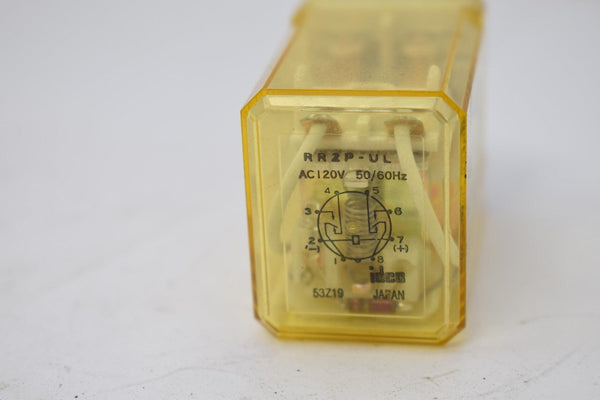 IDEC RR2P-UL 8 PIN RELAY AC120V 50/60HZ Japan – VB Industrial Supply