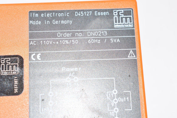 ifm Model: D45127 Rotational Speed Monitor Module – VB Industrial Supply