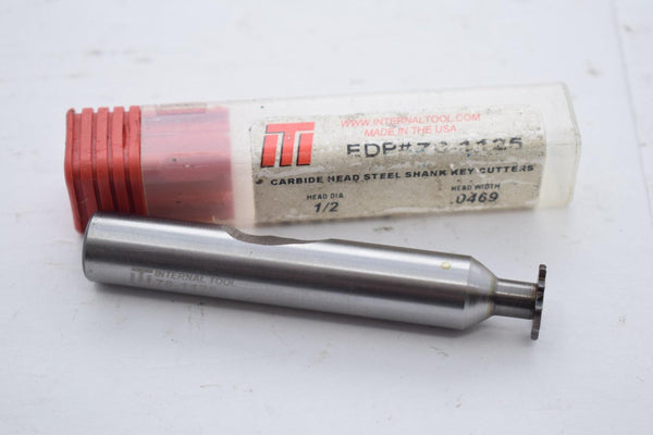 Internal Tool 78-1125 1/2'' Carbide Head Steel Shank Keycutter 0.0469 ...