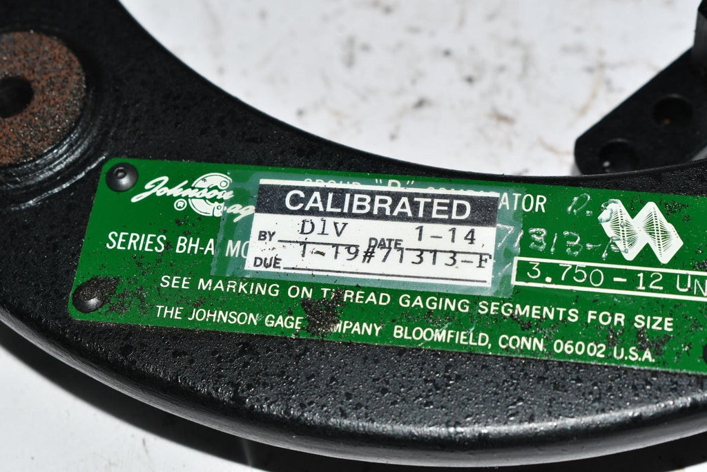 Johnson Gage 3.750-12 UN-3A Digital External Thread Gaging Comparator