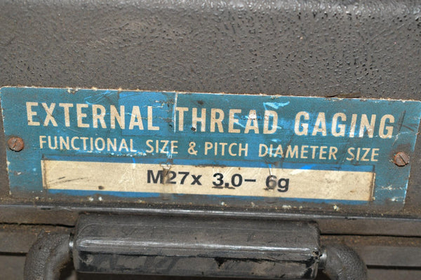 Johnson Gage M27 x 3.0 6g Digital External Thread Gaging Comparator In