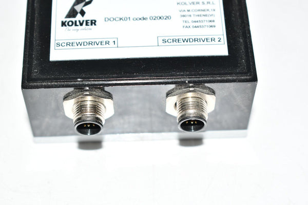 Kolver DOCK01 020030 Dual Output Docking Station for EDU1FR Dual Torqu ...