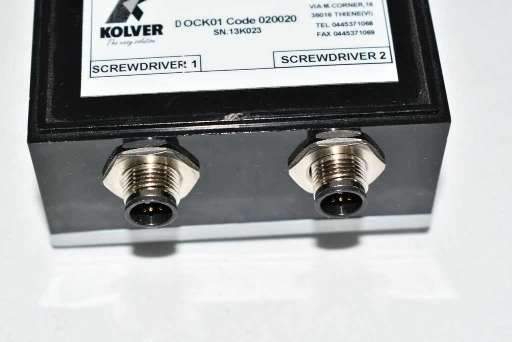 Kolver DOCK01 Dual Output Docking Station for EDU1FR w/ 1 Connector Ca