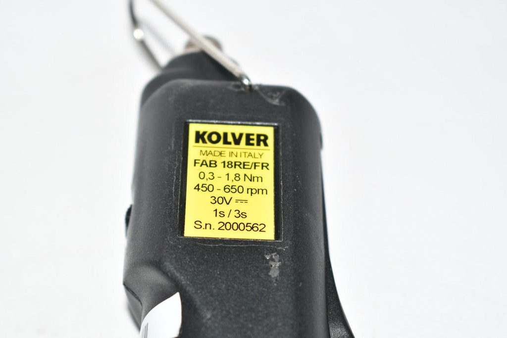 Kolver FAB18RE/FR Inline Electric Torque Screwdriver Preset 10 in. lbs