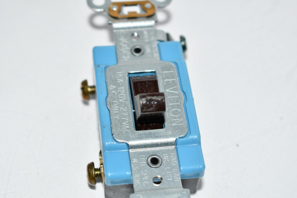 Leviton Toggle Switch 15A 120V 277VAC – VB Industrial Supply