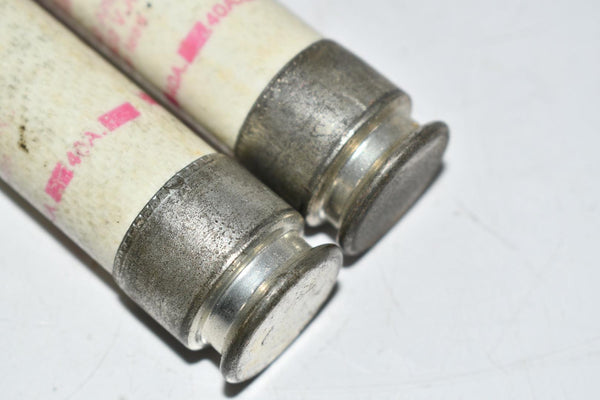 Lot of 2 Gould Ferraz Shawmut TRS-40R Fuses 40-AMP 600V Time-Delay – VB ...