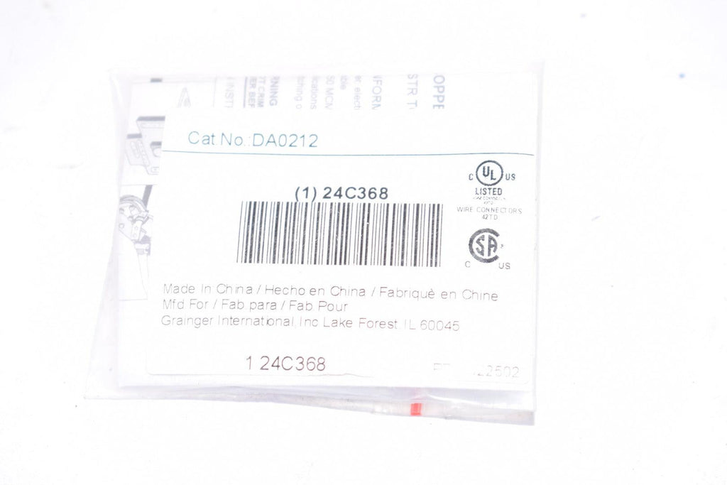 Lot of 4 Packs of NEW HUYA One-Hole Lug Compression Connector, Straigh ...