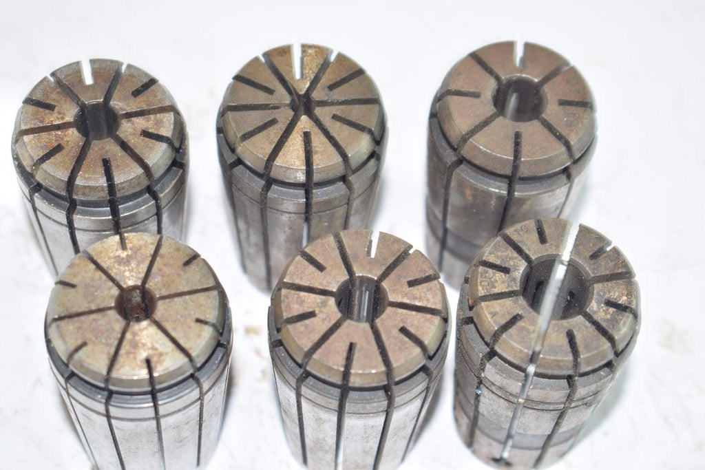 Lot of 6 TG 100 Spring Collets High Precision, Machinist Tooling, CNC ...