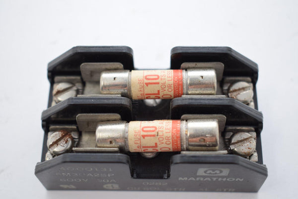 Marathon 4000131 Fuse Holder w/ MCL10 Fuses