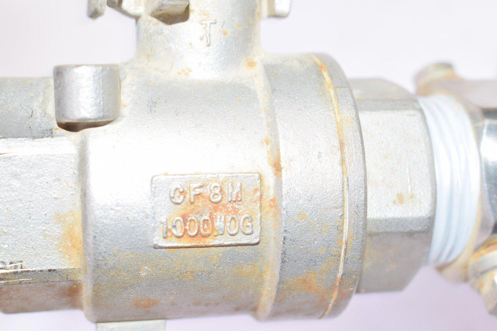 Meca-Inox CF8M 1000WOG Ball Valve W/ 1-1/2'' 300 A182 F304 Flange – VB ...