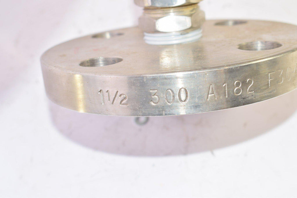 Meca-Inox CF8M 1000WOG Ball Valve W/ 1-1/2'' 300 A182 F304 Flange