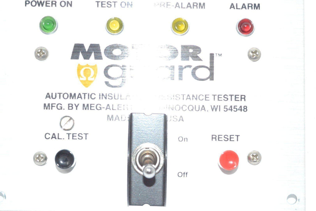 MEG-ALERT MOTOR GUARD AUTOMATIC MOTOR INSULATION RESISTANCE TESTER – VB ...