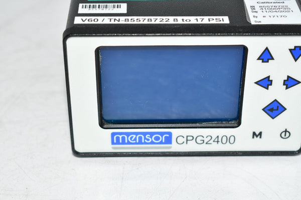 Mensor CPG2400 Digital Benchtop Pressure Indicator S/N 41000P3S RS-485 ...
