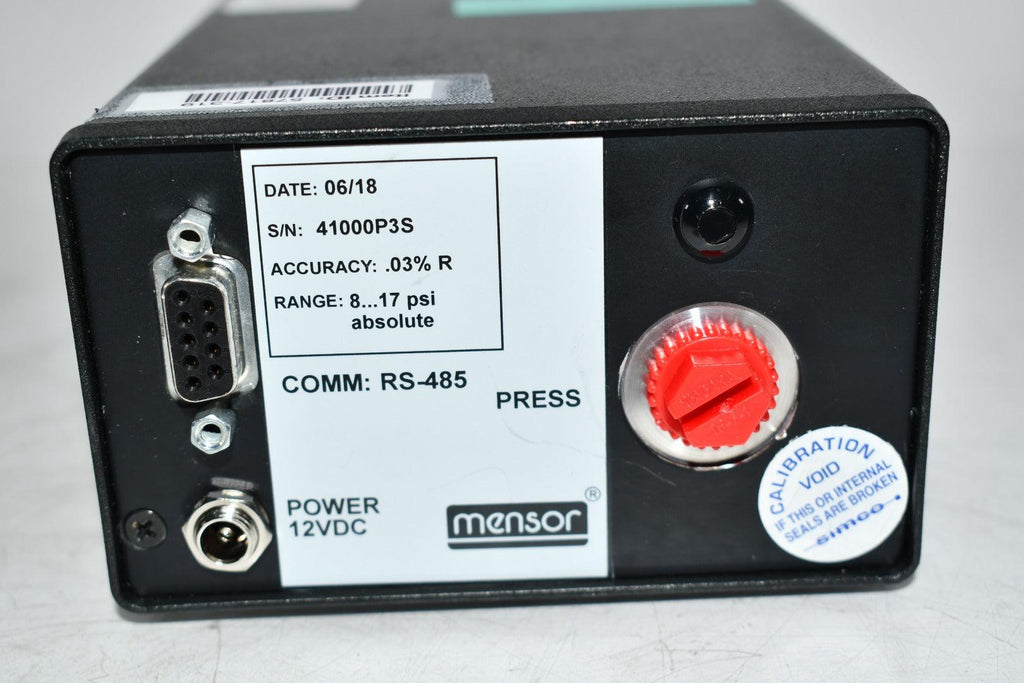 Mensor CPG2400 Digital Benchtop Pressure Indicator S/N 41000P3S RS-485