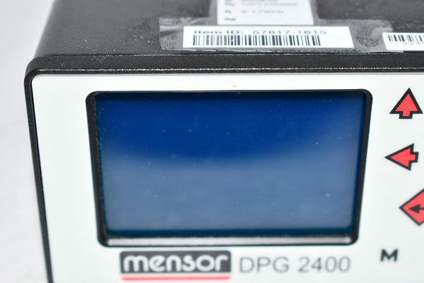 Mensor DPG 2400 Digital Pressure Gauge Desk top monitoring of barometr ...