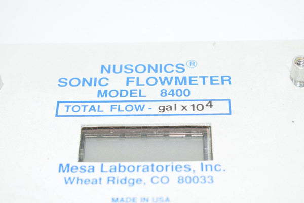 Mesa Labs Nusonics 8400 Sonic Flowmeter gal x 10 Flow Rate Panel – VB ...
