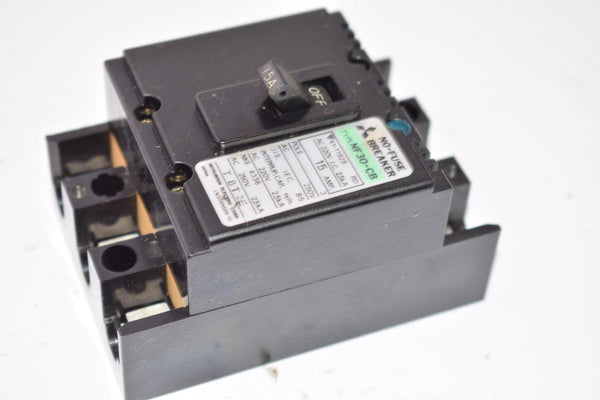 Mitsubishi NF30-CB No-Fuse Circuit Breaker Switch 3 Pole 15 Amp AC 220 ...