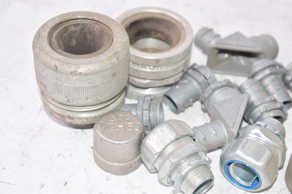 Mixed lot of Conduit Fittings, Male Connectors, Couplers, Clamps – VB ...