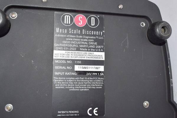 MSD Meso Scale Discovery 1150 Plate Reader 24V 1.5A Imager – VB ...