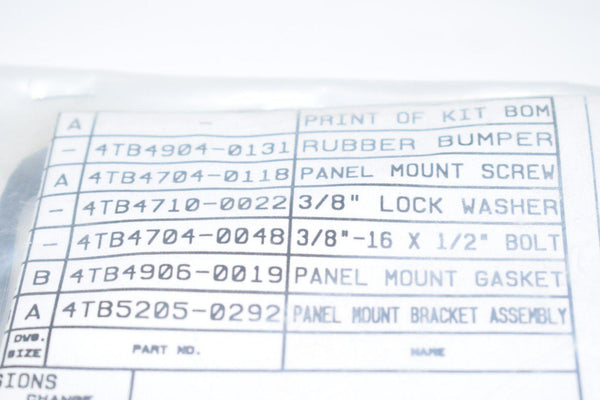 NEW ABB Bailey TB82 4TB9515-0123 Panel Mount Kit – VB Industrial Supply