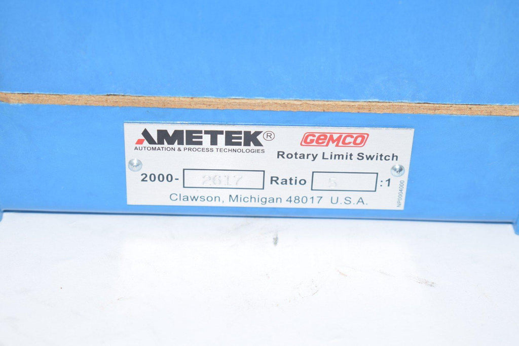 NEW Ametek Gemco 2617 5:1 Ratio Rotary Limit Switch