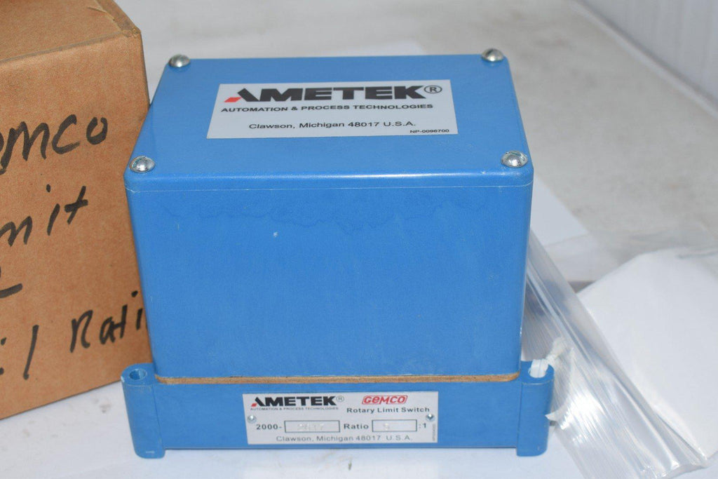 NEW Ametek Gemco 2617 5:1 Ratio Rotary Limit Switch
