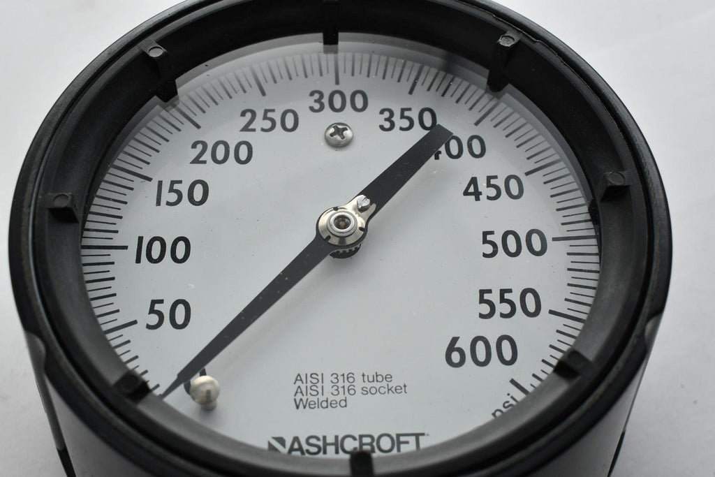 NEW ASHCROFT 45-1279-S-S-04L-600# ASHCROFT TYPE 1279 DURAGAUGE PRESSUR
