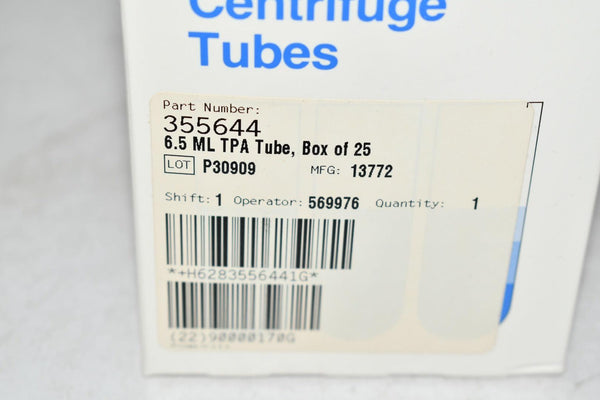 NEW Beckman Coulter 355644 4ml, Open-Top Thickwall Poplypropulene Tube ...