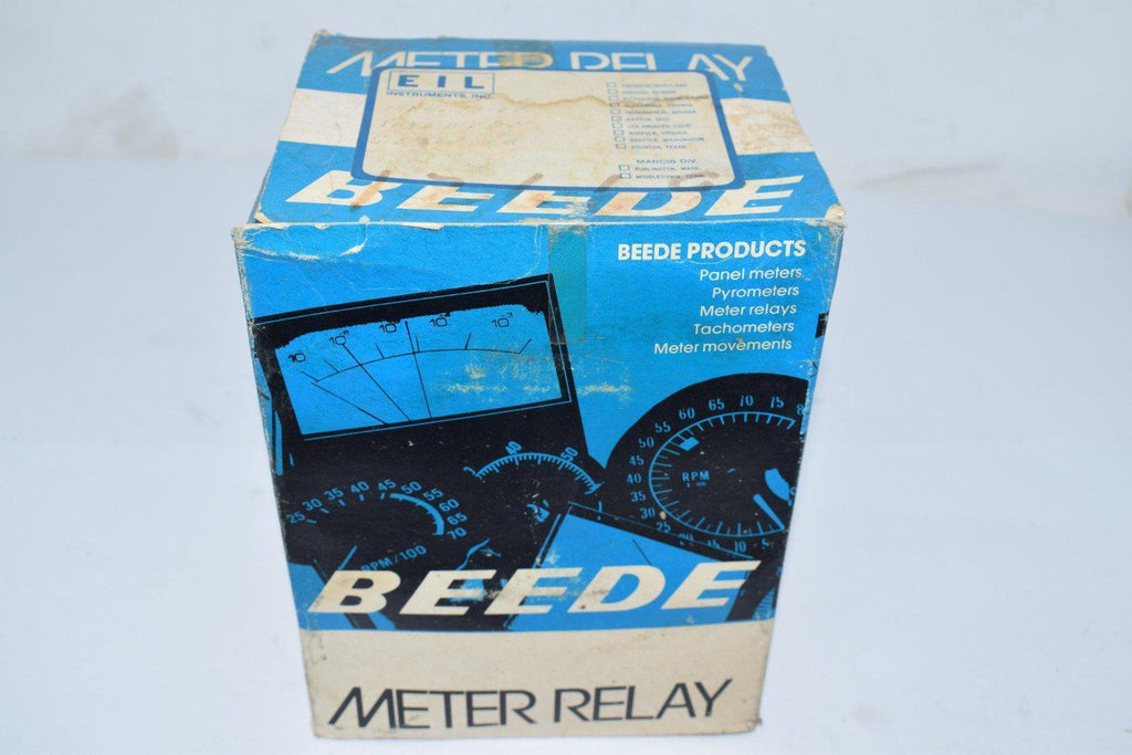 NEW Beede MR4-13-07 Panel Meter Relay 0-300 DC Amps – VB Industrial Supply