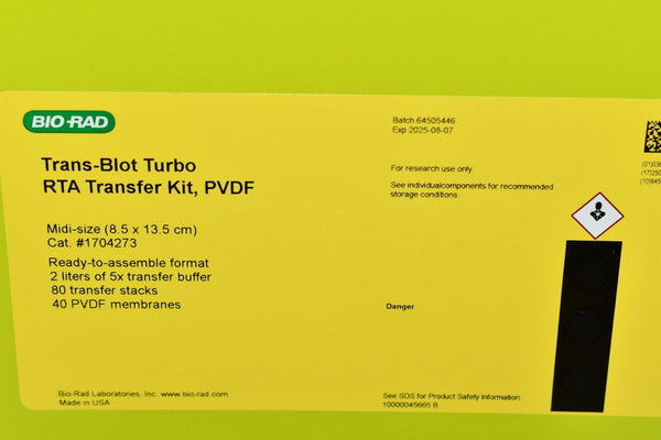 NEW Bio-Rad 1704273 Trans-Blot Turbo RTA Midi 0.2 m PVDF Transfer Kit ...