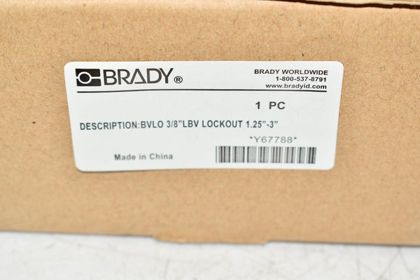 NEW Brady Y67788 Large Ball Valve Lockout Device