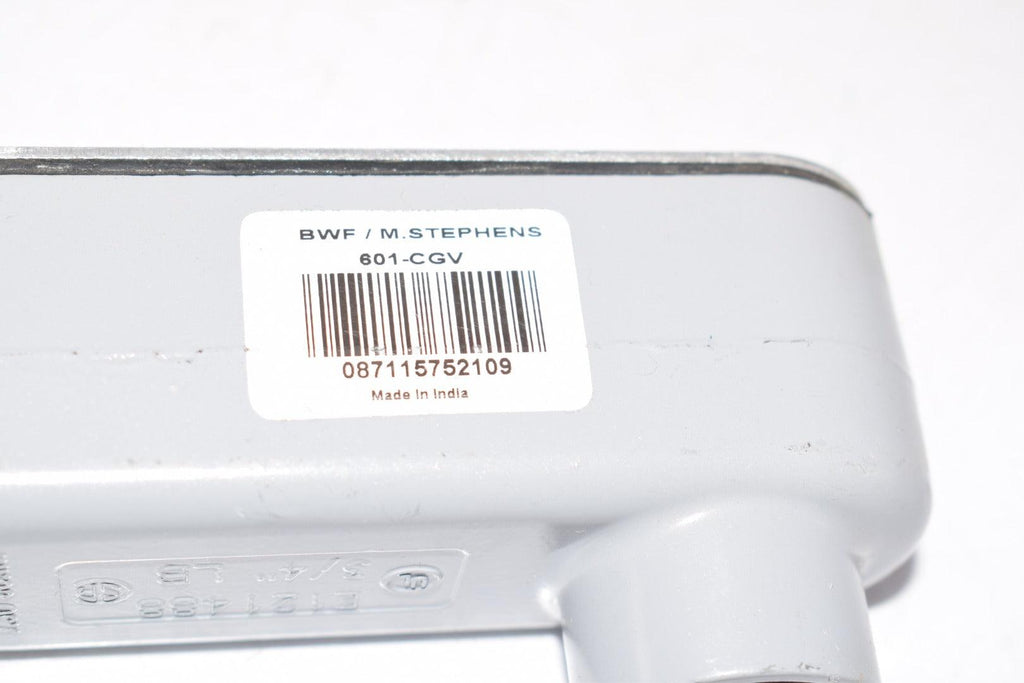 NEW BWF 601-CGV E121488 3/4'' LB Conduit Body – VB Industrial Supply