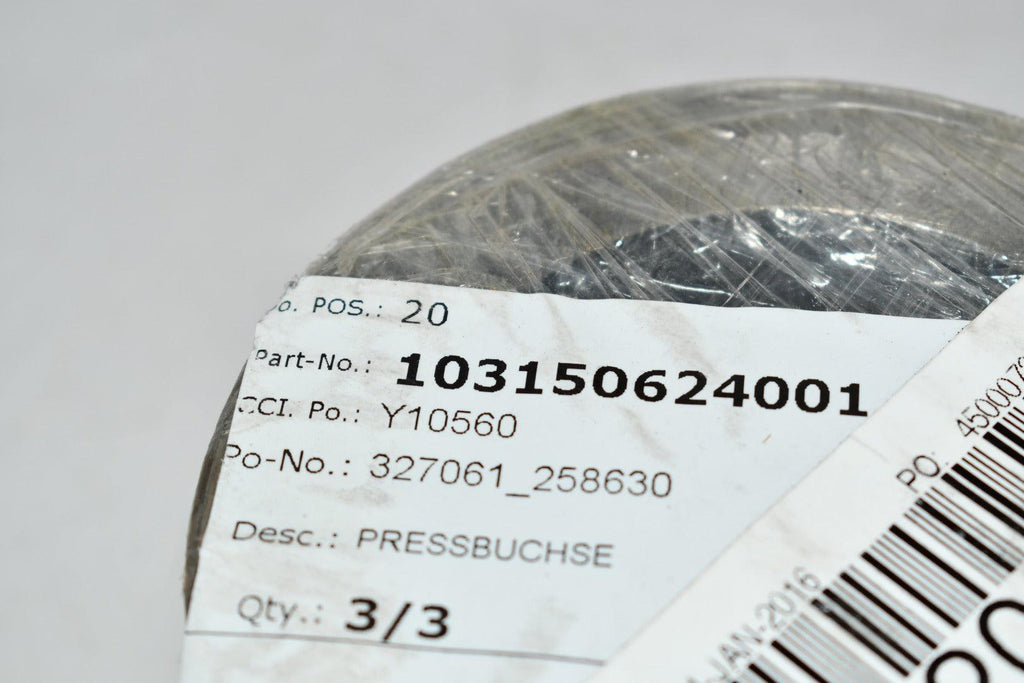 NEW CCI 103150624001 Sulzer Da 180-1/43 Stainless Steel Valve Gland Bu ...