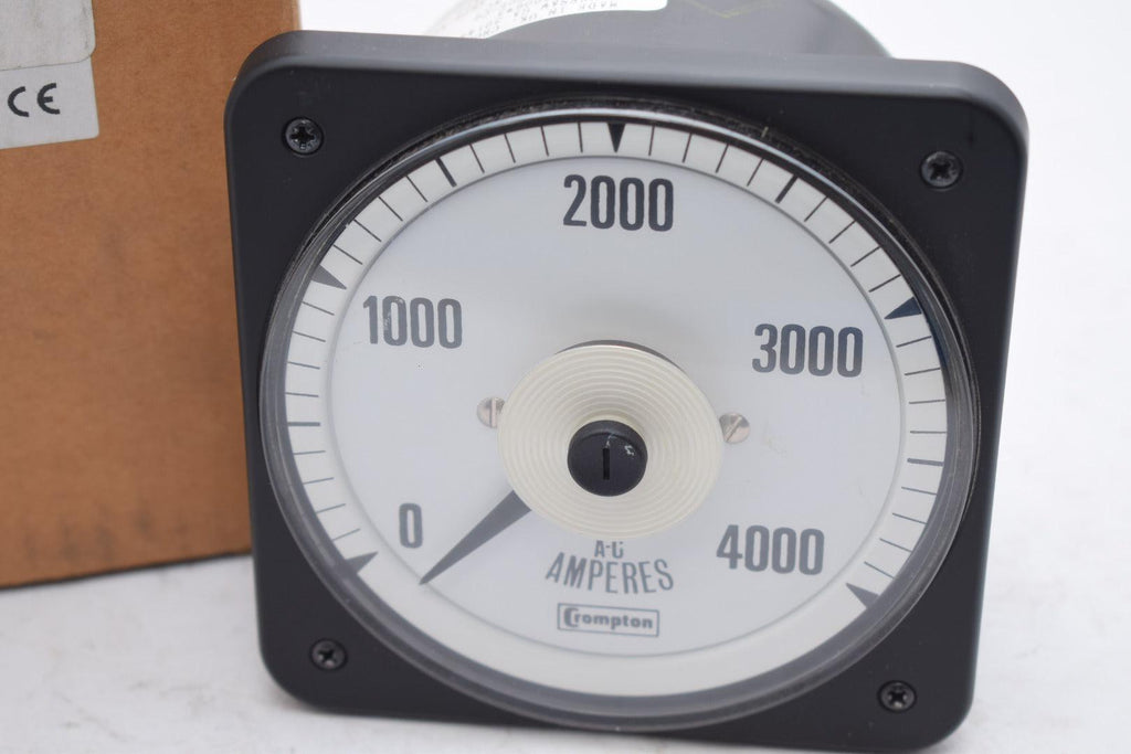 NEW Crompton Instruments 077-05FA-LSUE-C6 A.C. AMMETER 0-4000 AMP SCAL ...