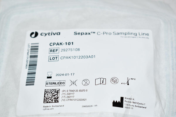 NEW Cytiva CPAK-101 Sepax C-Pro Sampling Line REF: 29275108 – VB ...