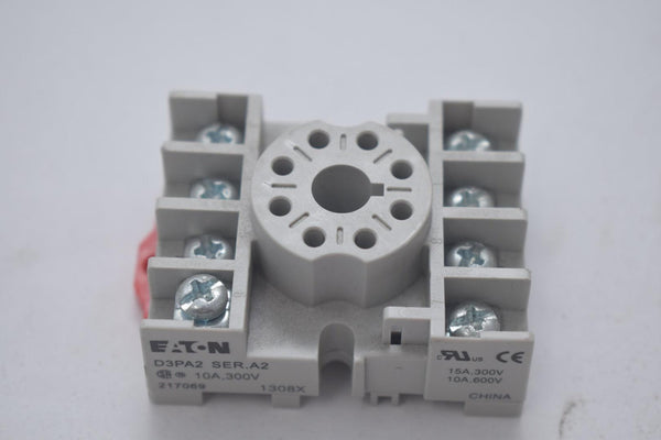 NEW Eaton Cutler Hammer D3PA2 Socket, Used with D3PR2 and D3PF2 Relays ...