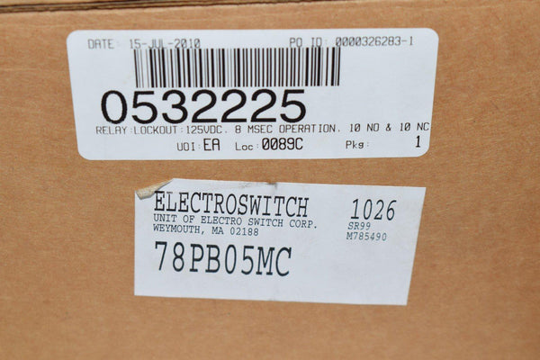 NEW ELECTROSWITCH 78PB05MC 125VDC Series 24 Rotary Switch – VB ...